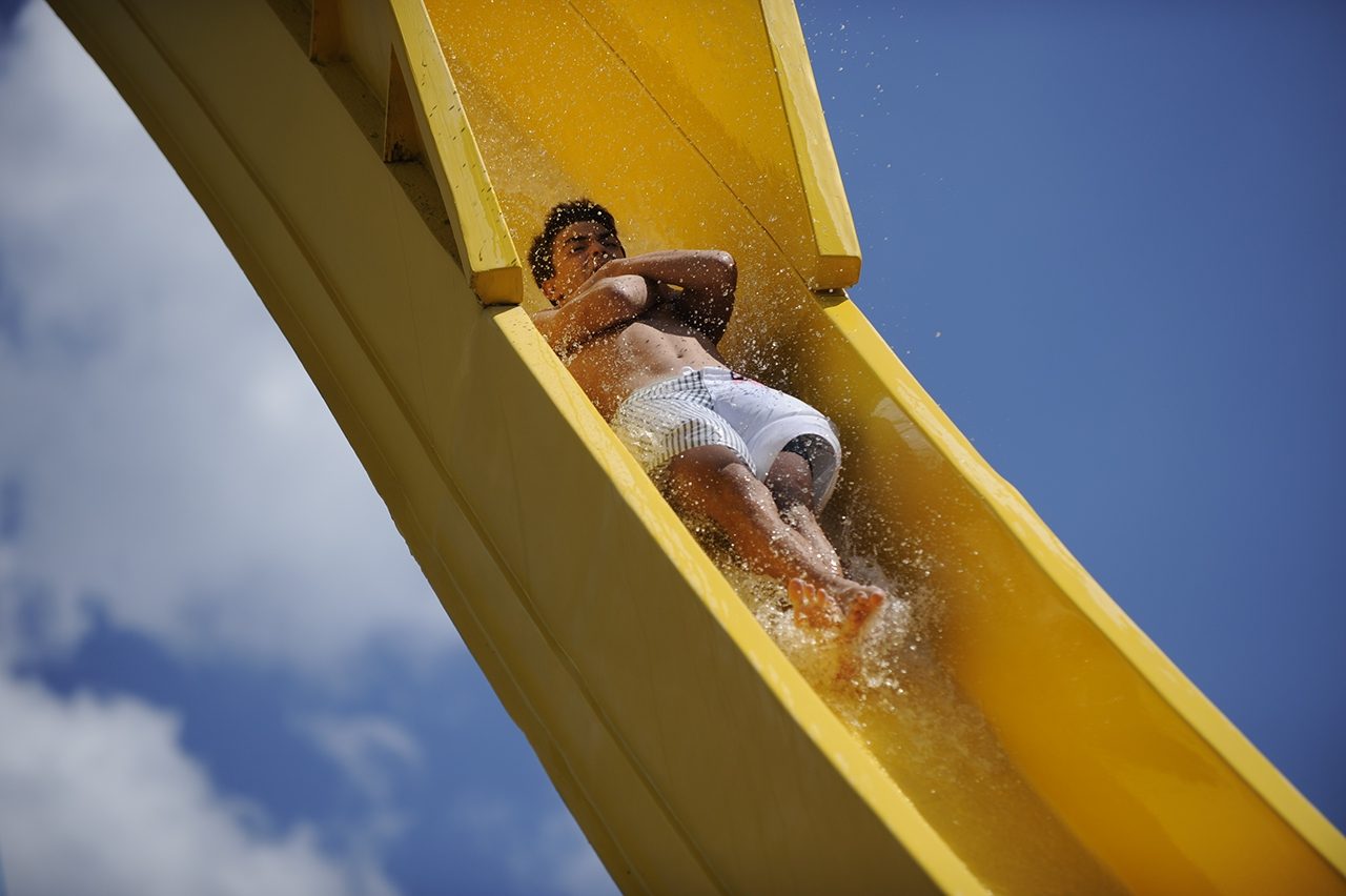 Lightning Express | 60 ft. Drop Water Slide | SandCastle